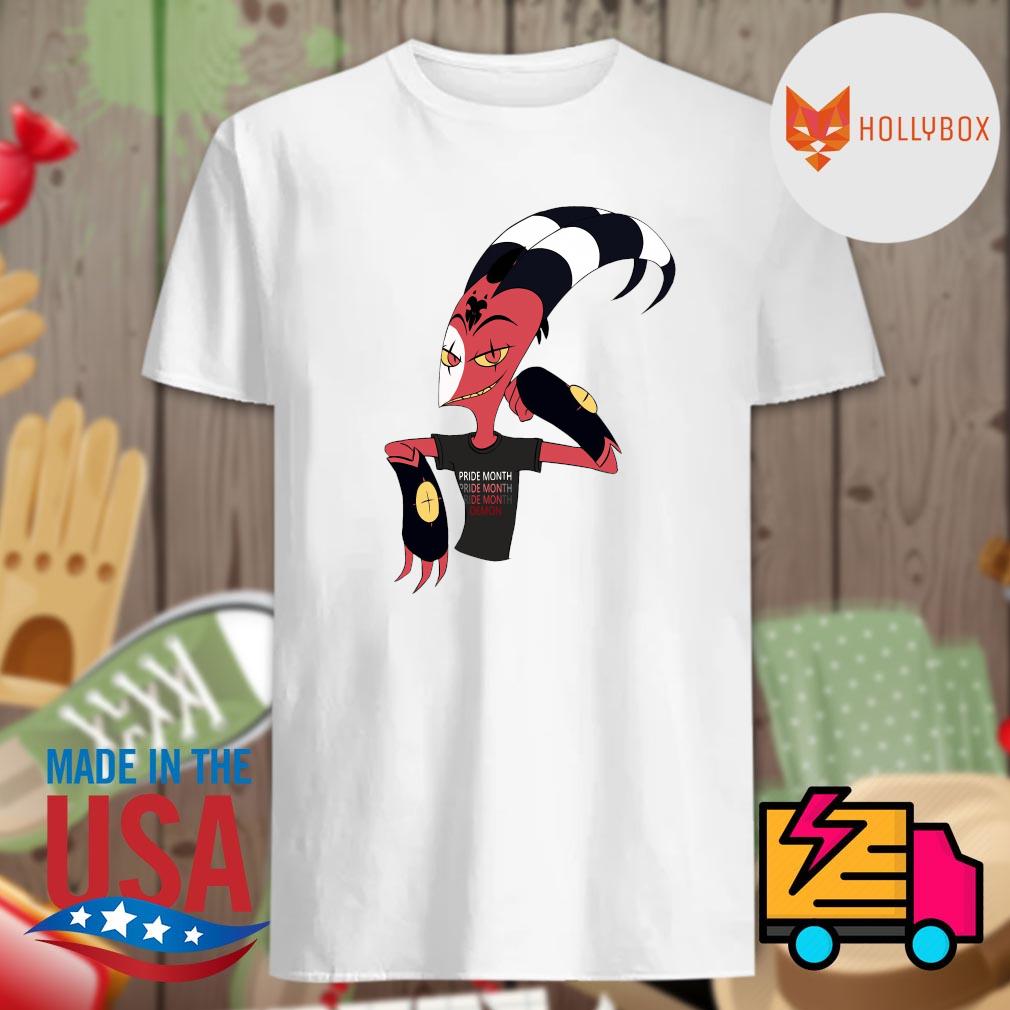 Blitzo pride month demon shirt, hoodie, tank top, sweater and long ...