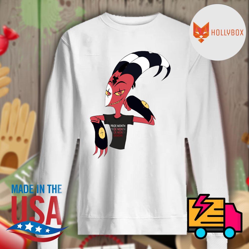Blitzo pride month demon shirt, hoodie, tank top, sweater and long ...