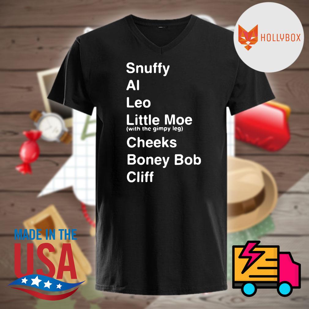Snuffy Al Leo Little Moe Cheeks Boney Bob Cliff shirt, hoodie, tank top ...